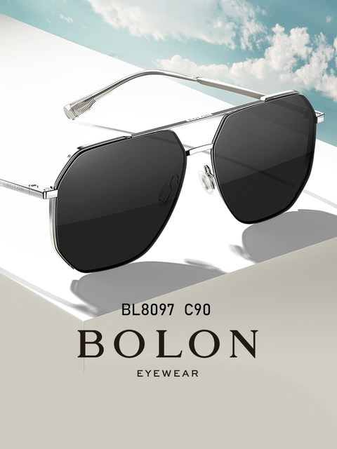 BOLON Tyrannosaurus glasses 2024 new sunglasses double beam toad mirror ...