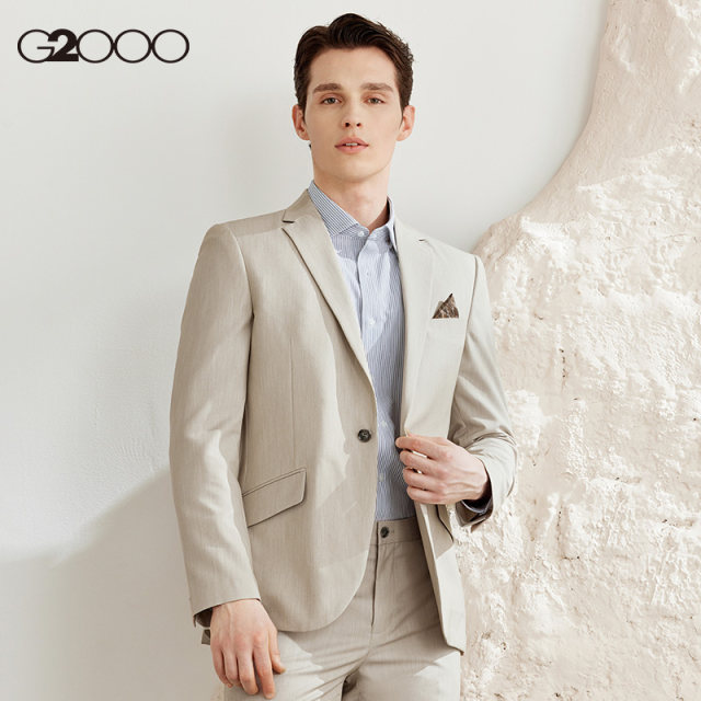 G2000 men's 2024 shopping mall same style autumn and winter multi-faceted elastic high-end suit ...