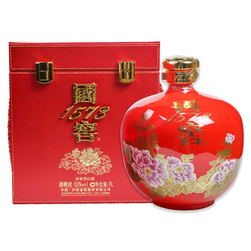 （联系客户享特价）国窖1573国韵 53度 1L装 浓香型礼盒高端酒-淘宝网