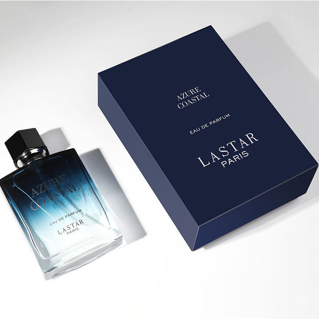 LASTAR blue men's perfume gift box long-lasting light fragrance ...