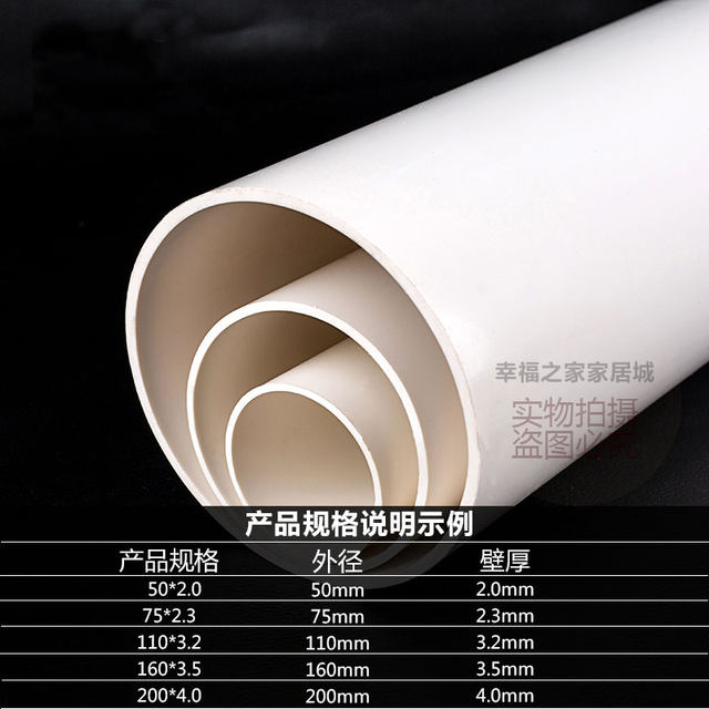 PVC pipe drainage pipe sewer pipe plastic pipe fittings fittings ...