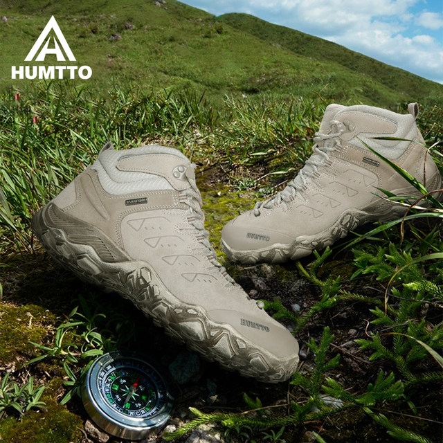 Haitu outdoor hiking shoes for men spring and autumn high-top ...