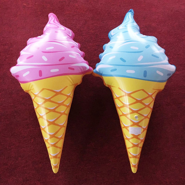 Extra large inflatable ice cream swimming rings, water inflatable ice ...