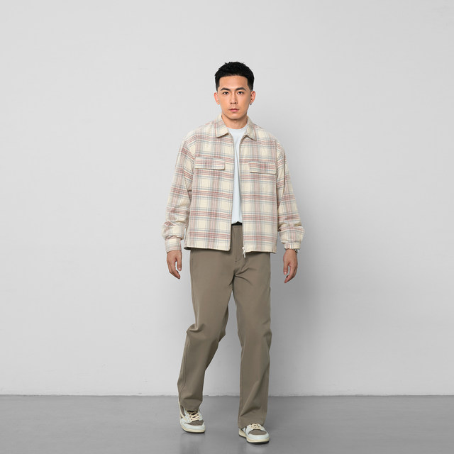 TTBRO yarn-dyed pure cotton washed and distressed Boxy version corduroy jacket for men/TOPTIERBRO