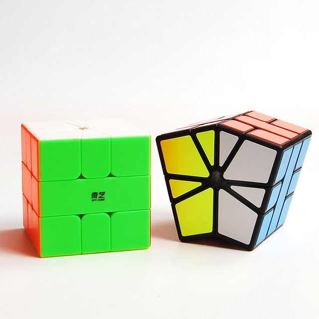 Qiyi Rubik's Cube inspired SQ1 Rubik's Cube fan-shaped chrysanthemum ...