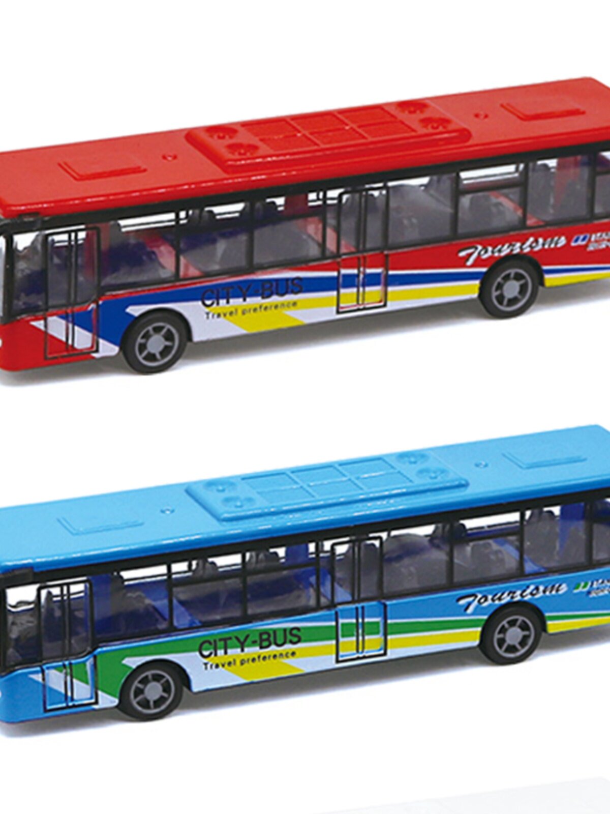 Mini Bus Toy - Pull Back Vehicle for Kids