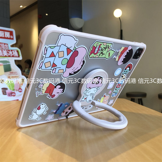 Crayon Shin -new rotary bracket is suitable for Apple iPad10 protective case 2024 new Air6 matte ...