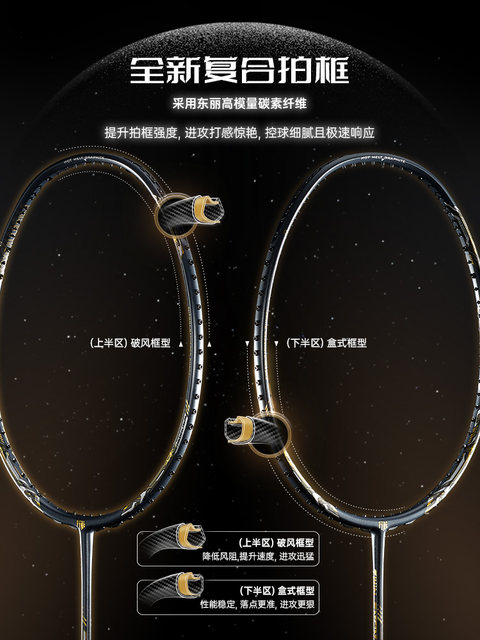 Xunfeng Flagship Store 2025 Professional Badminton Racket Ultralight ...