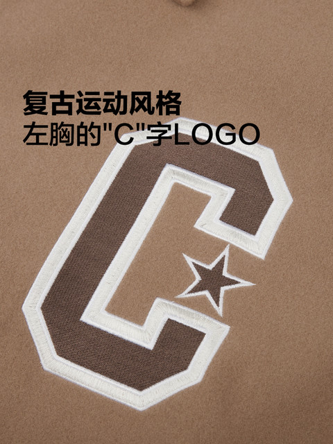 CONVERSE official spring jacket men's retro college style baseball ...