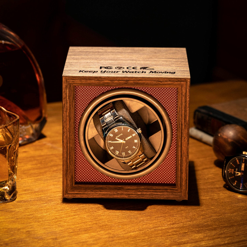 Saike Watch Winder - Automatic Rotation Watch Shaker & Storage Box