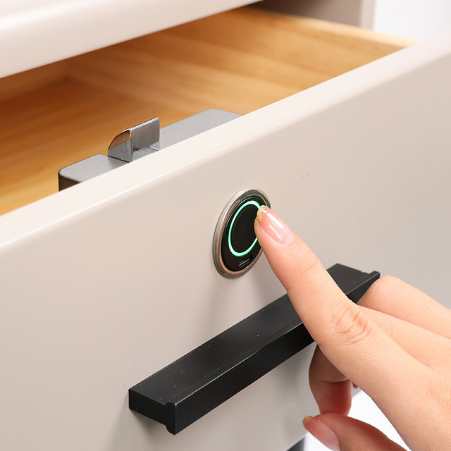 Drawer Fingerprint Lock Smart Lock Cabinet Lock Cabinet Door Lock Desk ...