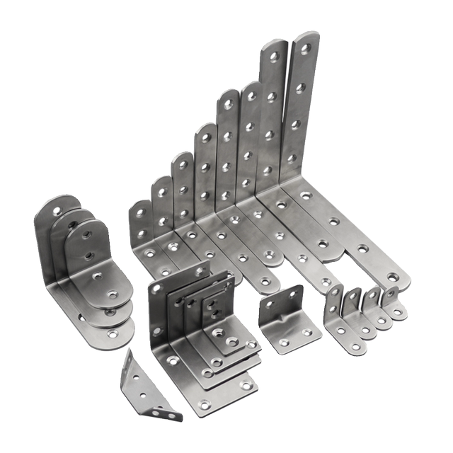 Stainless steel corner code 90 degree right angle fixator triangle iron ...