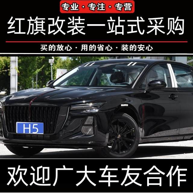 25 models of Hongqi H5 flag light, always on, wiring harness decoder ...