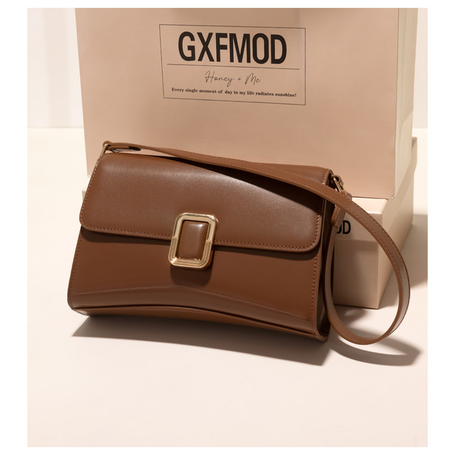 GXFMOD design French cowhide underarms pocket package female 2024 ...