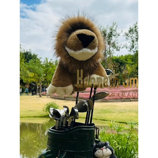 Golf club cover cartoon No. 1 wooden rod head cover protective sleeve ...