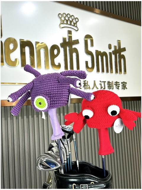 Tailor-made putter cover knitted golf 135 wood club cover club cap ...