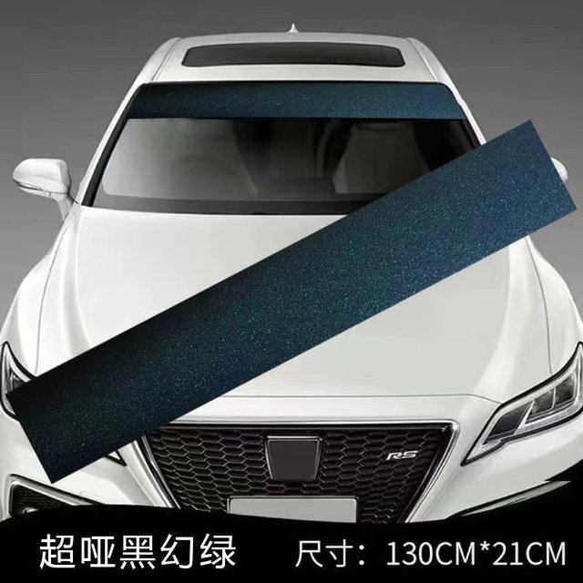 Car front windshield sunshade sticker creatively modified electric ...