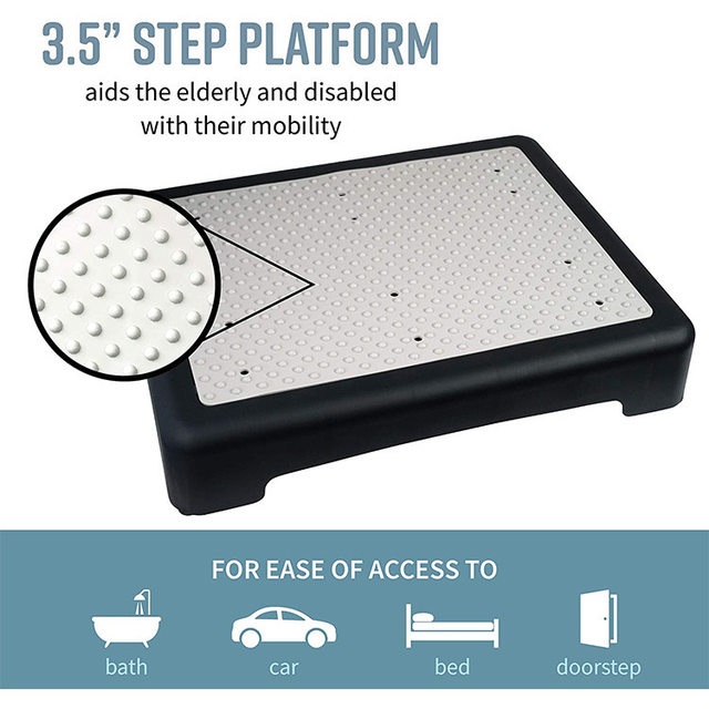 Outdoor non-slip elderly auxiliary half-step ladder step up the steps ...