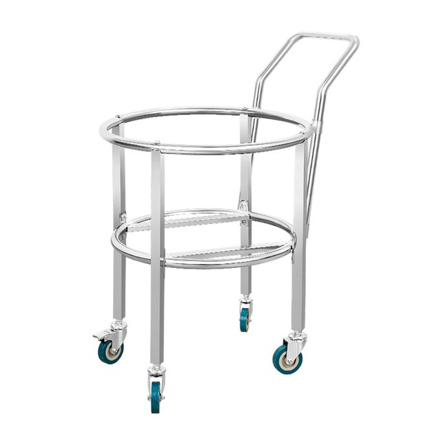 Thickened stainless steel soup bucket rack milk tea bucket rack with ...