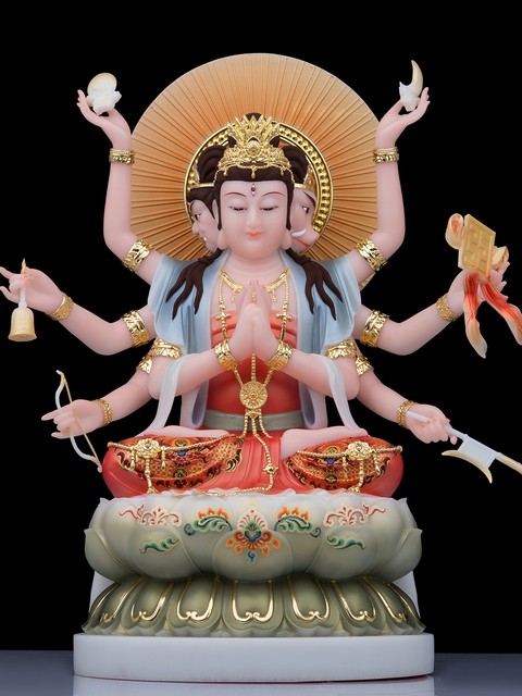 Doumu Xingjun statue resin white marble painted Doumu Xingjun Doumu ...