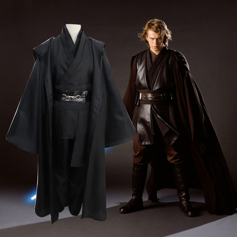 Star Wars Jedi Knight Robe Cape Costume for Halloween Cosplay