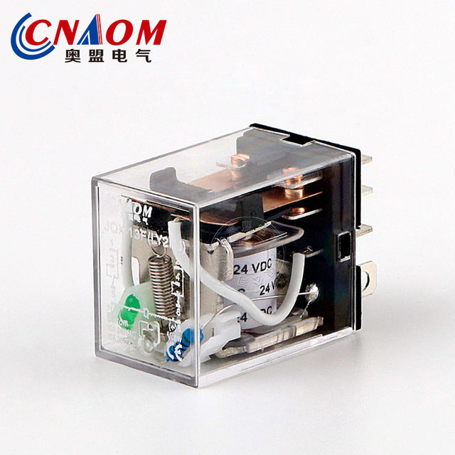 Small intermediate relay 220v AC LY2NJ with lamp JQX-13FHH64P/63P/62P DC 24V