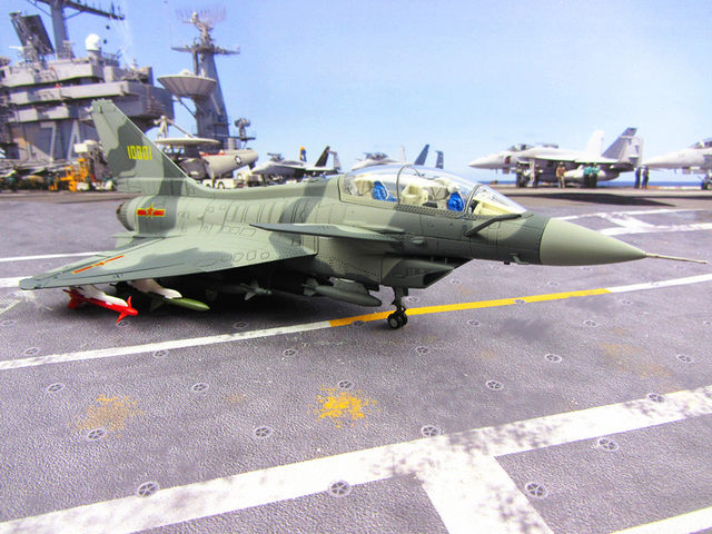 Chinese J-10 fighter model alloy J10 simulation aircraft military model ...