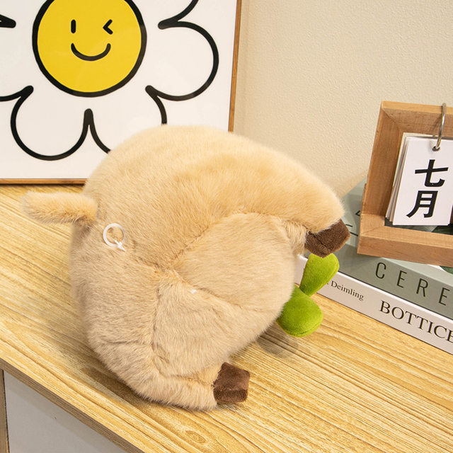 Wagging tail doll diy picture photo custom face doll pull string ...