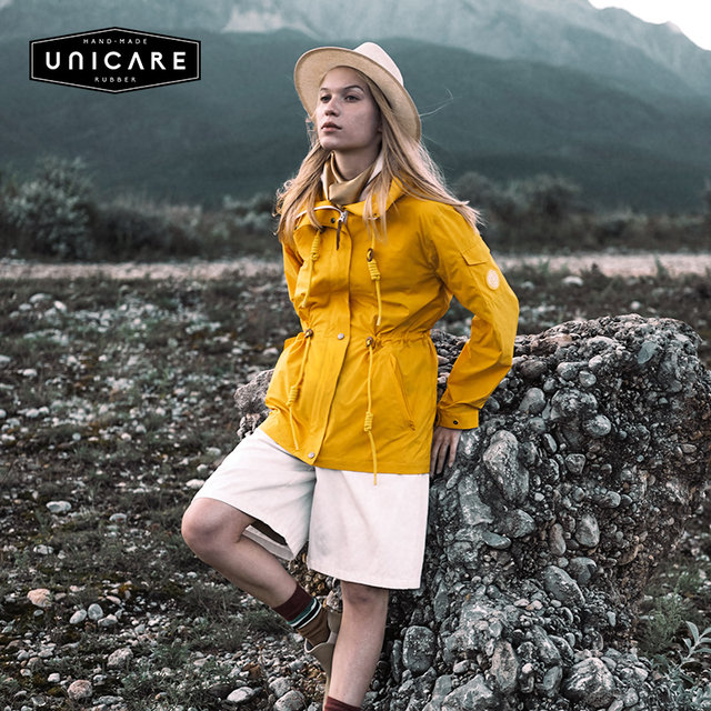 UNICARE adult women's windbreaker jacket AIR series is thin, breathable, water-repellent and oil ...
