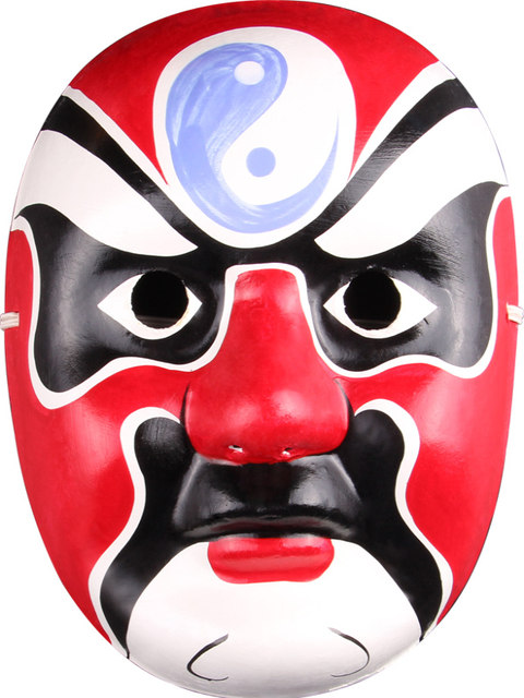 Children's Performance Hand-Painted Paper Pulp Masks, Sichuan Opera ...