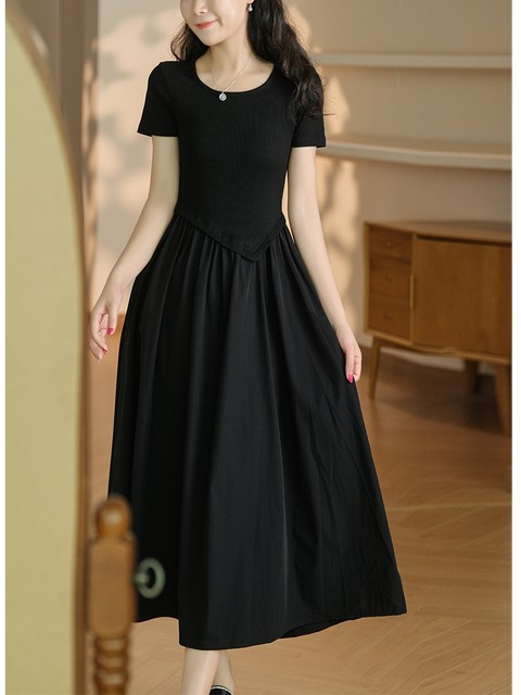 Xiaoyu produces elegant charm ~ cotton hybrid temperament, waist, thin ...