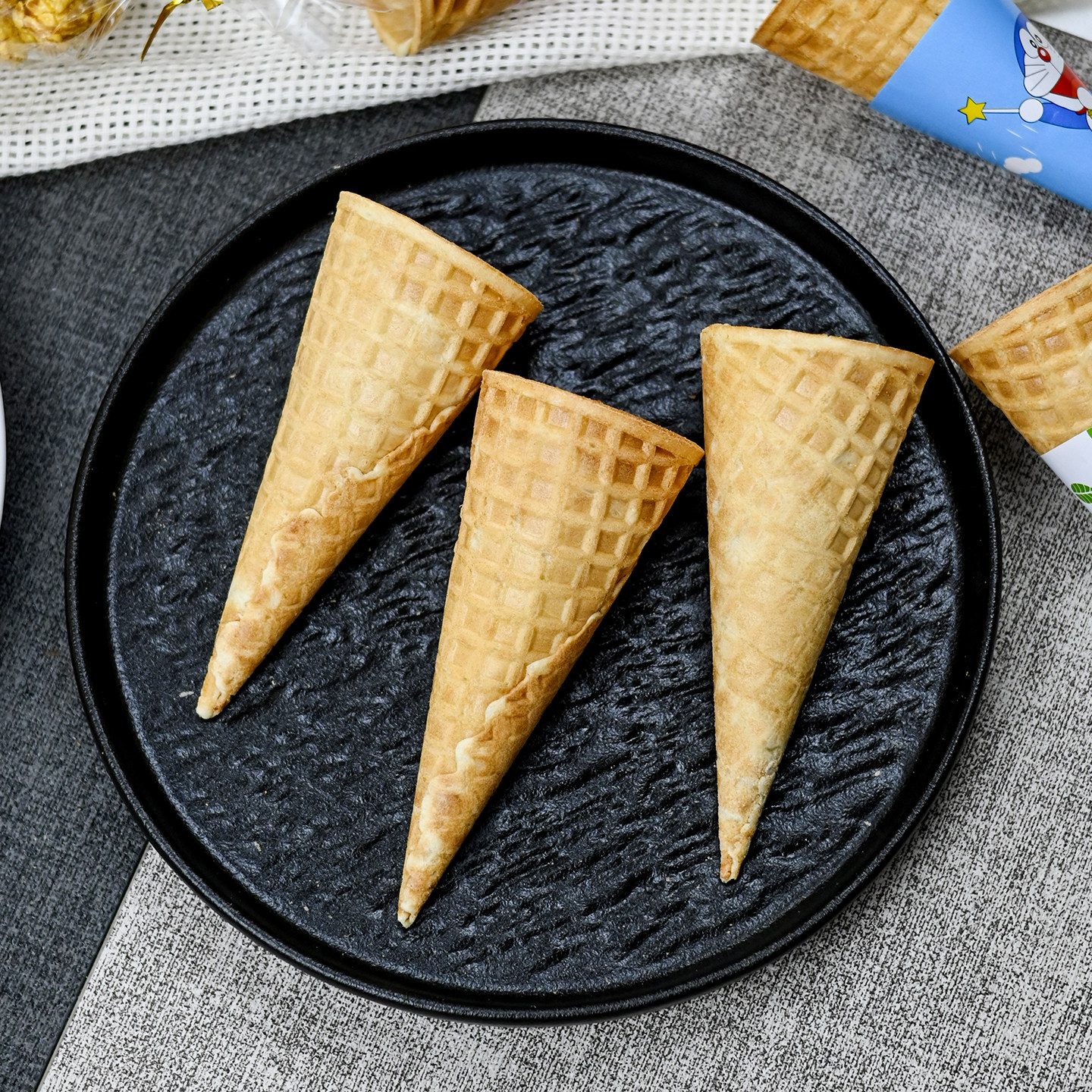 23 Degree Thickened Crispy Ice Cream Cone Shell - 400 Pack