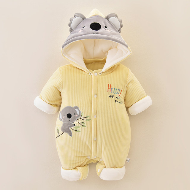 Baby winter thickened clothes, baby winter clothes with hood, warm ...