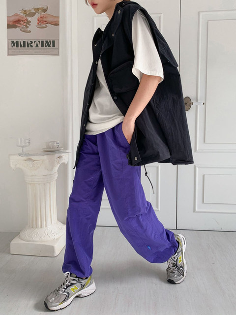 Dongdaemun Korea purchasing men's vest jacket hooded cardigan three ...