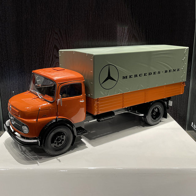 1952 Mercedes Benz L911 Transporter Truck Alloy Model Schuco Shuke 1:18 ...
