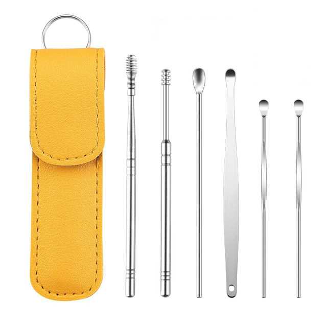 6-piece set of ear picks for adults, household ear pick tools ...