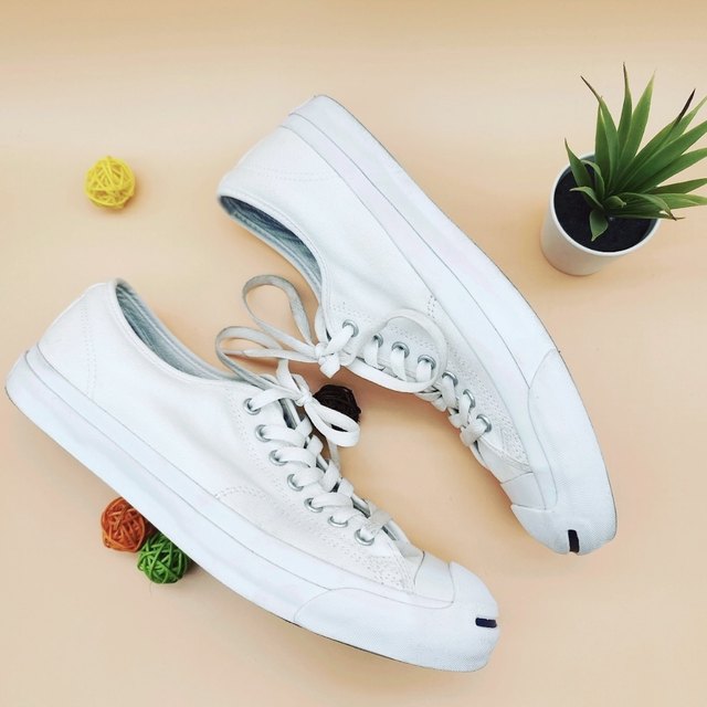 CONVERSE Converse open smile canvas shoes white classic men's and women ...
