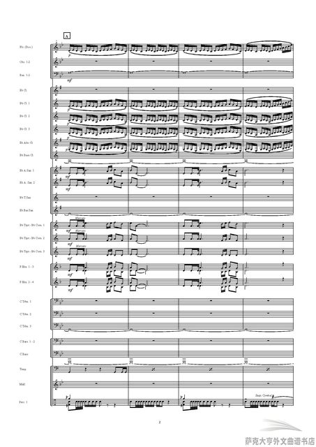 GY4070 (Level 4.0) Nut Wine Ratafia Wind Ensemble Score + Parts