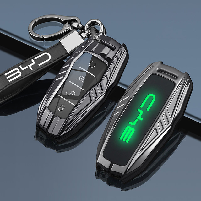 Special 24 new BYD Qin L seal 06DMi Hiace 07EV key bag metal car remote control case buckle