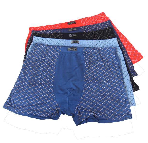 5-pack of bamboo fiber men's boxer extra large size underwear plus fat ...