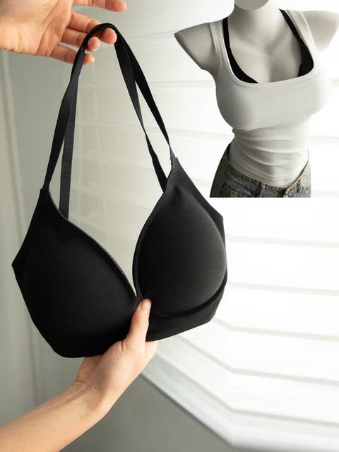 Kbra large backless special external expansion underwear small breasts show large cross-over U ...