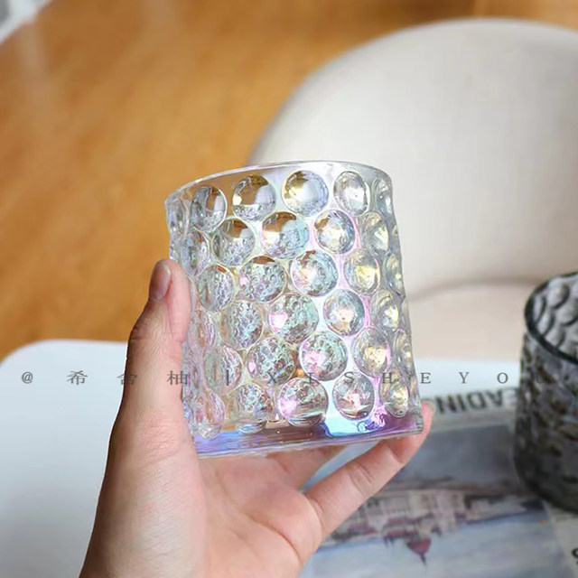 ins style beverage cup retro palace style bead cup glass cup classical ...