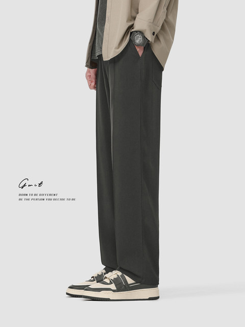 GWIT American retro cleanfit spring and autumn drooping Maillard trendy ...