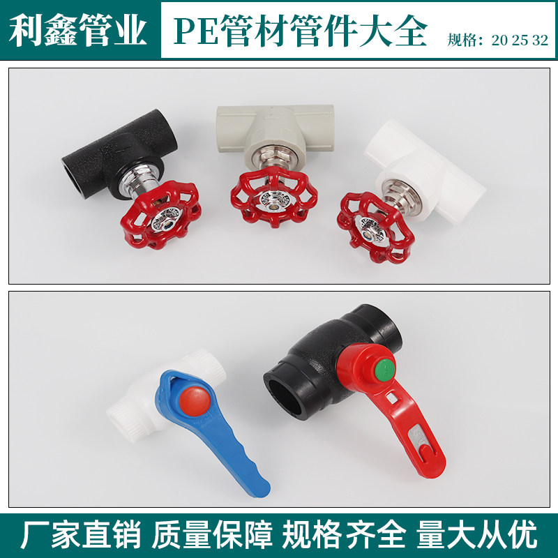 4分20 6分25PPR水管管件配件内丝接头快接双活接全塑球阀热熔阀门