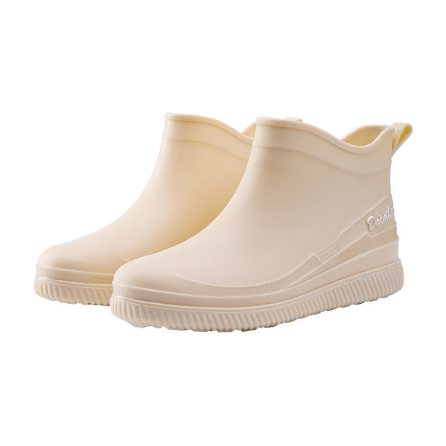 Low-top rain boots women's rubber shoes fashionable water shoes ...