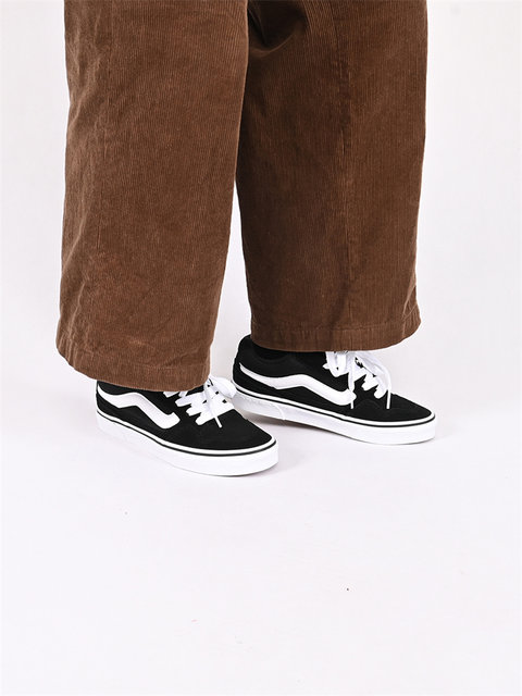 VANS Vans new Caldrone black American retro fat shoes women's shoes ...