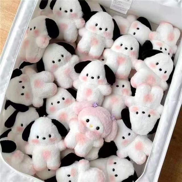 Douyin's same blush Pacha dog cute plush doll girl's heart school bag ...