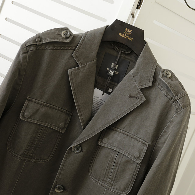 Big Paca Italian Bikkembegs men's brand tide gray green casual suit ...