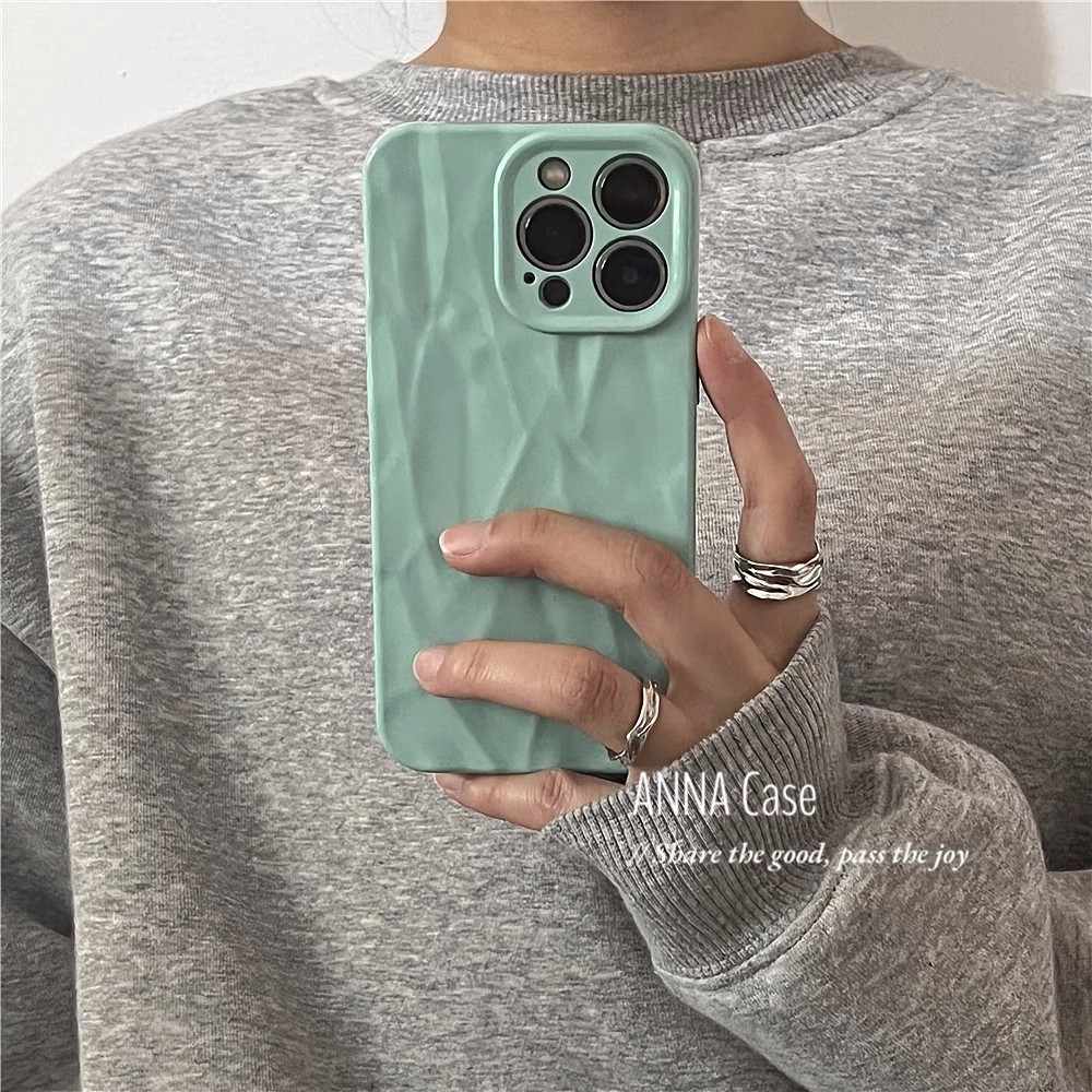 Summer candy color pleated wrinkles suitable for Xiaomi 14/13 mobile ...