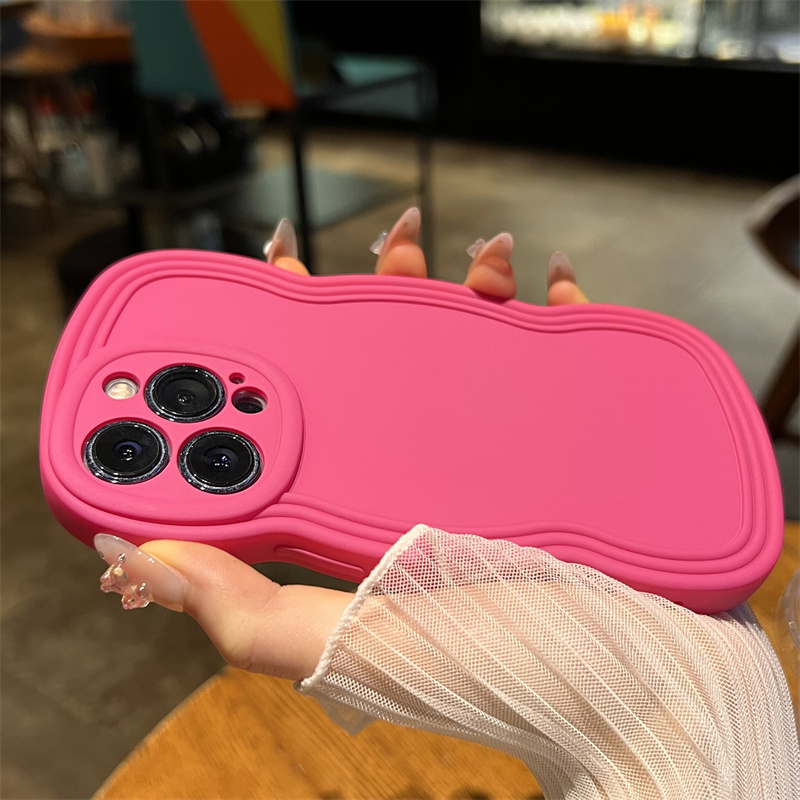 Rose red waves are suitable for P60Art Huawei Mate50/60 mobile phone case P40pro skin sensor P30 ...